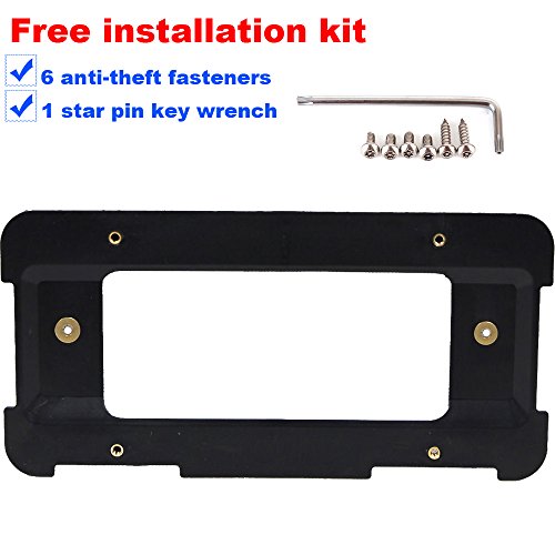 Snapklik.com : GTP Rear License Plate Base Mount Bracket Compatible