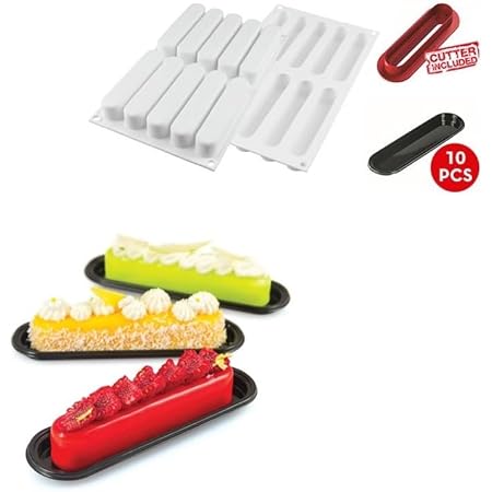 Amazon.com: Silikomart "Fashion Éclair 80" Silicone Mold : Home & Kitchen