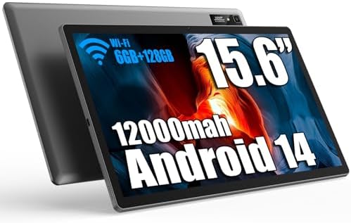 azamp 15,6 Pollici Tablet Android 14, MES-B3 Tablet con Helio G99 Octa ...