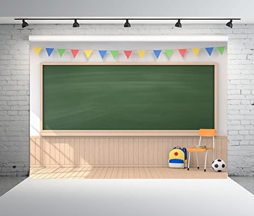Amazon.com : CORFOTO Fabric 8x6ft School Backdrop Photography Classroom ...