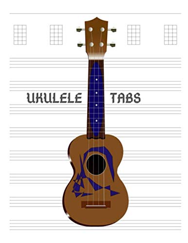 Amazon.com: Ukulele Tabs: Blank Manuscript Paper Music Notebook with ...