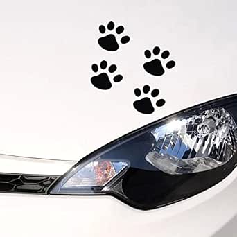 Lyla 2xCute Paw Car Sticker Dog Footprint Decals Puppy Claw black ...