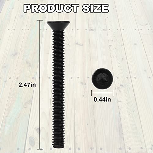 Snapklik.com : 1/4-20 X 2 1/2 Flat Head Trailer Deck Floorboard Thread ...
