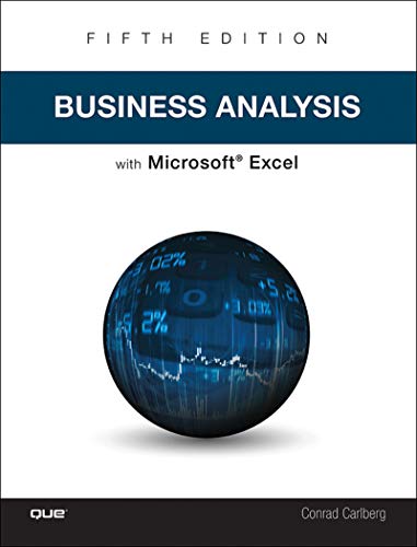 Business Analysis with Microsoft Excel eBook : Carlberg, Conrad: Amazon ...