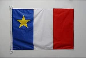 Acadia NAUTICAL Flag 18'' x 12'' - Canada - Acadian flags 30 x 45 cm ...
