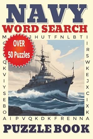 Navy Word Search Puzzle Book: Word Searches with easy to read print ...