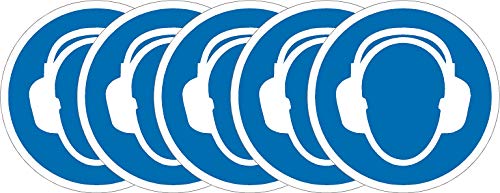 International ISO Ear Protection Required Symbol Safety Sign - Self ...