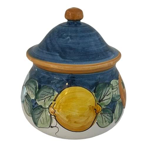 Amazon.com: Italian Ceramic garlic keeper, Made in Italy, Holder for ...