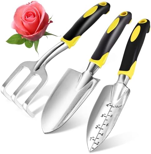 Draper 3 Piece Carbon Steel Hand Tools Set | Garden Fork, Trowel and ...