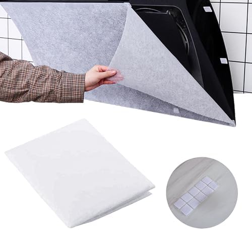 Amazon.com: 12pcs Range Hood Oil Absorbing Paper, Range Hood Filter ...