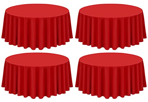 I Tested the Red Round Tablecloth 90-Inch: Here's Why It's the Perfect ...