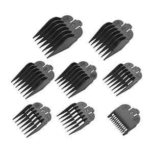 Amazon.com: 8 Pack Professional Hair Clipper Combs Guides-Premium Clipper Guards Fit for Wahl ...