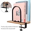 Amazon.com: FIROK Book Ends for Shelves, Clamp-On Bookend for Heavy ...