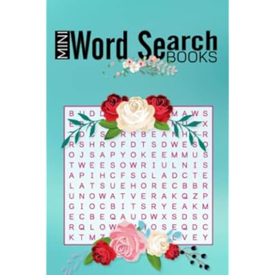 Buy Wordsearch Mini Book: Small Word Search Books For Adults : 50 ...