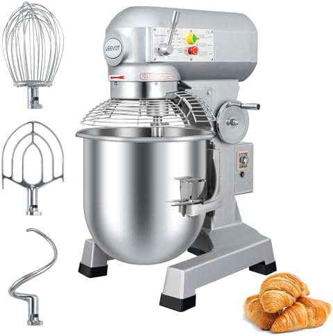 Amazon.com: Commercial Food Mixer 15QT 600W 110V 3 Speeds Adjustable ...