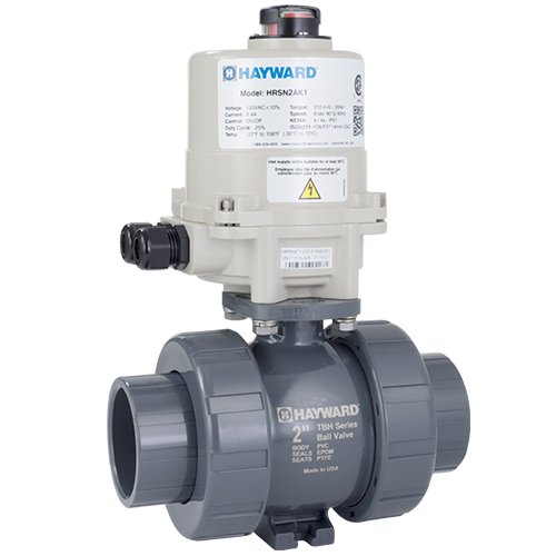 Hayward HRSTBH107STE Series HRS TBH True Union Ball Valve, Automated ...