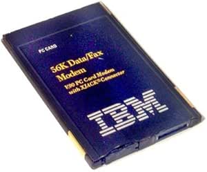 Amazon.com: IBM - IBM/3Com 56k Data/Fax Modem PC Card 10L7394 V.90 ...