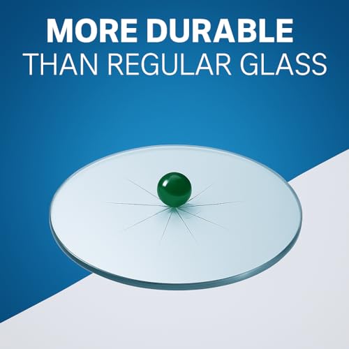 Audio-Visual Direct Tempered Glass Table Top with Rounded Edge (48 ...
