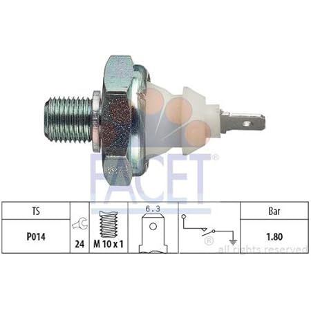 Amazon.com: FACET ENGINE OIL PRESSURE SWITCH 7.0108 Compatible with ...
