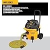 DEWALT Wet/Dry Vacuum HEPA Dust Extractor 10 Gallon with Automatic ...