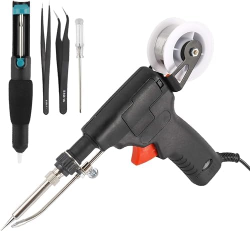 Yaegoo Soldering Gun Kit, AC 110V 60W Adjustable Temperature Solder Gun ...