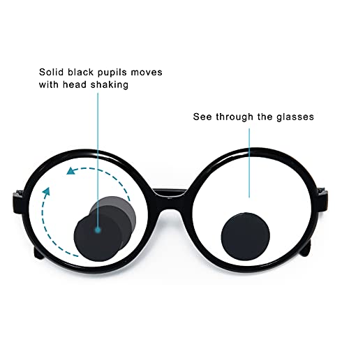Snapklik.com : Dodococa 3 Pieces Funny Eye Glasses Funny Costume Eye ...