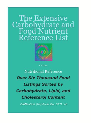 Amazon | The Extensive Carbohydrate And Nutrient Food Reference List ...