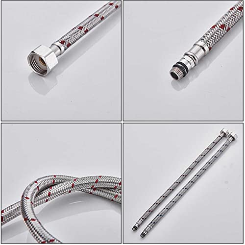 Connection hose fitting G3/8 x M10, braided stainless steel hose ...