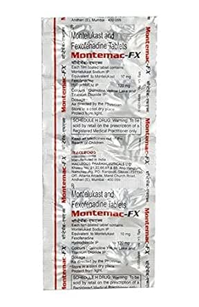 Montemac-FX 10mg/120mg - Strip of 10 Tablets : Amazon.in: Health ...
