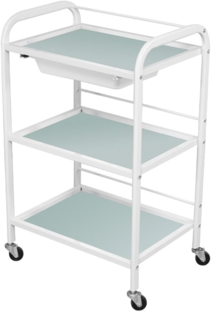 Amazon.com: Salon Tray Esthetician Cart 3 Tier Beauty Trolley Metal and ...