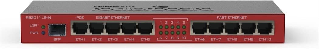 Amazon.com: Mikrotik RouterBoard RB2011iLS-IN Router (Complete with ...