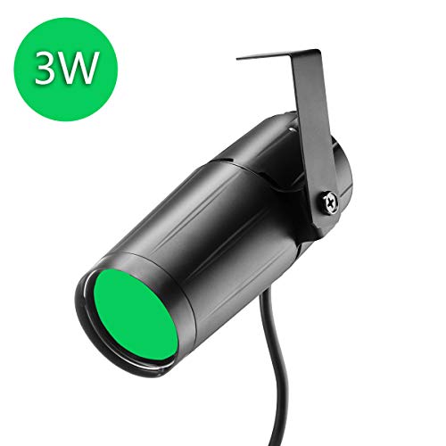 Buy 3W LED Pinspot Light, Mini Focus Spot Spotlight Beam Stage Lights ...