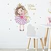 Amazon.com: Wall Stickers for Girls Bedroom, Princess Room Decor ...