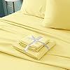 Amazon.com: BYSURE 6 Pieces Bed Sheets Set(Queen, Yellow) - Hotel ...