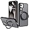 Amazon.com: Zalinbo for Samsung Galaxy S24 Ultra Case with 360°Rotatable Magnetic Ring Stand ...