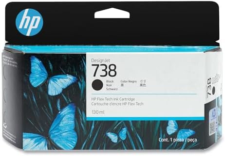 Amazon.com: HP 738 130-ml Black DesignJet Ink Cartridge : Office Products