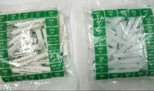 S 6 PVC Wall Sleeve Plug Gitti Nail Fixing Wall Column Frame Fixings ...