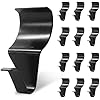 Biaungdo 12 Pcs Vinyl Siding Hooks, Heavy Duty Stainless Steel Black ...