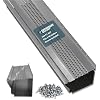 GUTTERHAWK Gutter Guard - 104 FT. (Nominal) Mill Finish All-Aluminum ...
