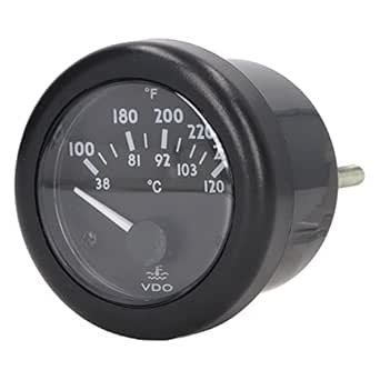 Engine Water Temperature Gauge, High Accuracy 2 Inch Wide Range Precise ...