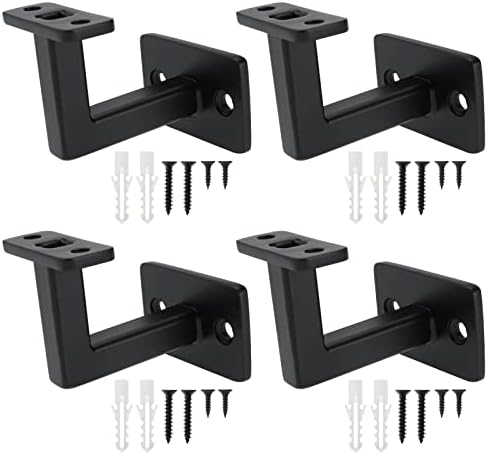 Amazon.com: 3Pcs Stainless Steel Handrail Brackets,Upright Stair Handrail Support Bracket ...