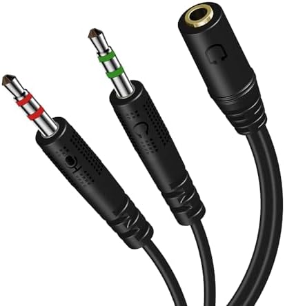 Amazon.com: Callez Headphone Splitter for Computer 3.5mm Female to 2 ...
