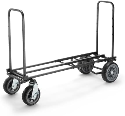 Amazon.com: ADVANTUS Multi-Cart 8-in-1 Cart, 500 Pound Capacity, Black ...