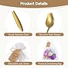 Amazon.com: 50 Sets Rose Flower Shaped Tea Spoons, Wedding Party Favors ...