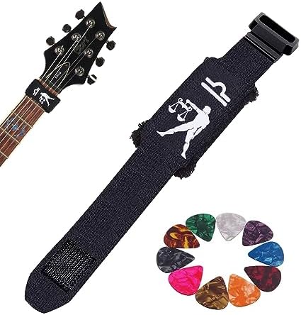 Amazon.com: Guitar Fret String Mute Damper Wrap Bass Muting Strap ...