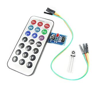Amazon.co.jp: KKHMF HX1838 Receiver Module Kit + IR Remote Control ...