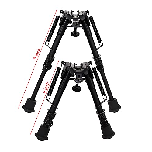 GOODTAC Adjustable Rifle Bipods Tactical Hunting Bipod Included Adapter ...