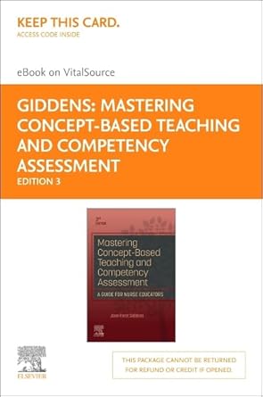 Mastering Concept-Based Teaching and Competency Assessment - Elsevier eBook on Vitalsource ...
