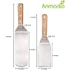 Amazon.com: Anmarko Professional Griddle Spatula Set - Stainless Steel ...