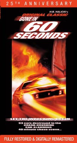 Amazon.com: Gone in 60 Seconds [VHS] : Halicki, Busia, Daugirda ...